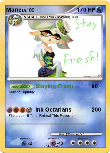 Pokémon Marie 380 380 - Staying Fresh - My Pokemon Card