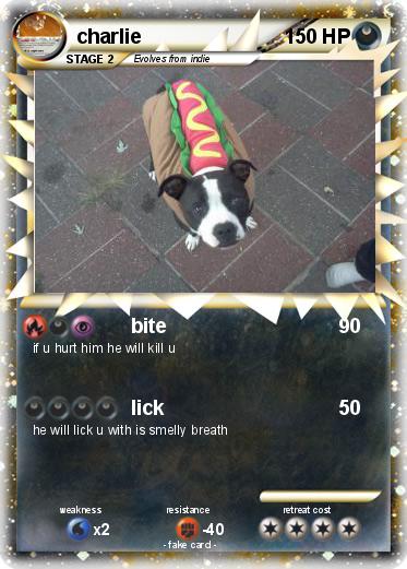 Pokémon charlie 957 957 - bite - My Pokemon Card