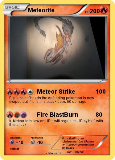 Pokémon Meteorite 58 58 - Meteor Strike - My Pokemon Card