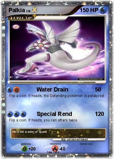 Pokémon Palkia 4079 4079 - Water Drain - My Pokemon Card