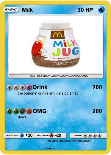 Pokémon Milk 164 164 - Drink - My Pokemon Card