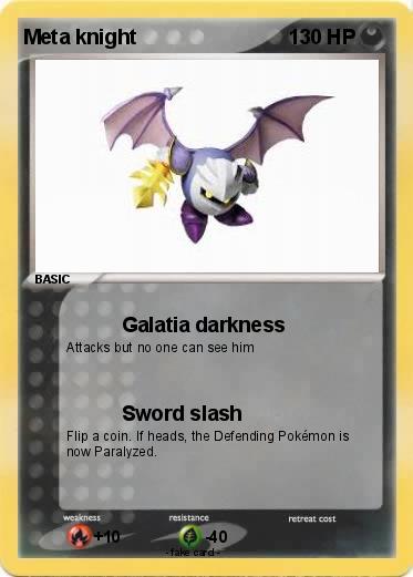 Pokémon Meta knight 1022 1022 - Galatia darkness - My Pokemon Card