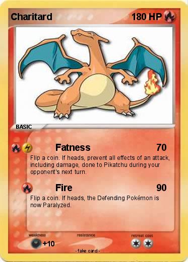 Pokémon Charitard 2 2 - Fatness - My Pokemon Card