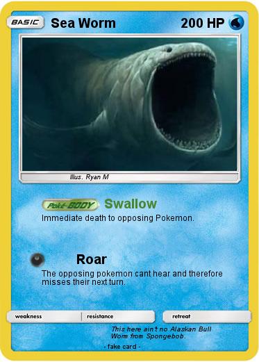 Pokémon Sea Worm 1 1 - Swallow - My Pokemon Card