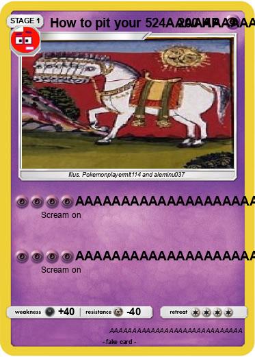 Pokémon How to pit your - AAAAAAAAAAAAAAAAAAAA - My Pokemon Card