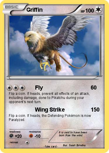 Pokémon Griffin 145 145 - Fly - My Pokemon Card