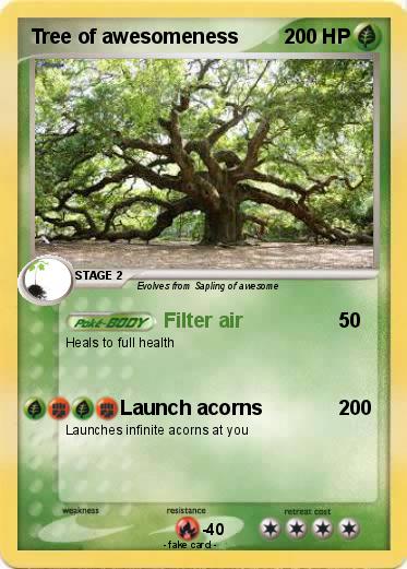 Pokémon Tree of awesomeness - Filter air - My Pokemon Card