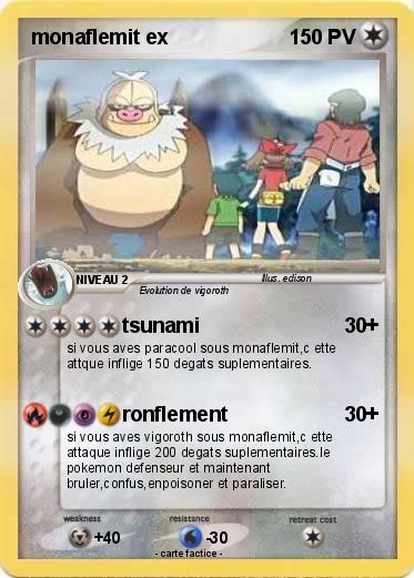 Pokémon monaflemit ex 1 1 - tsunami - Ma carte Pokémon
