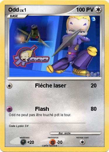 Pokémon Odd 85 85 - Flèche laser - Ma carte Pokémon