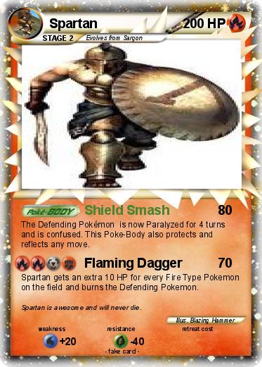 Pokémon Spartan 252 252 - Shield Smash - My Pokemon Card