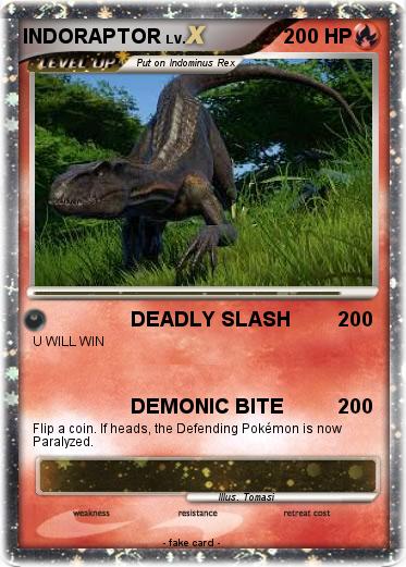 Pokémon INDORAPTOR 62 62 - DEADLY SLASH - My Pokemon Card