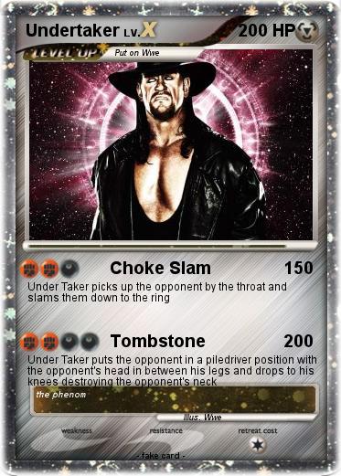 Pokémon Undertaker 991 991 - Choke Slam - My Pokemon Card