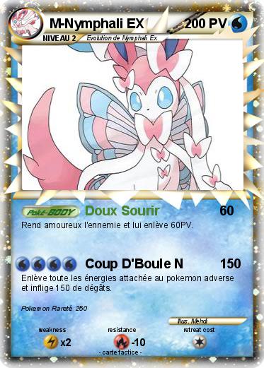 Pokémon M Nymphali EX - Doux Sourir - Ma carte Pokémon