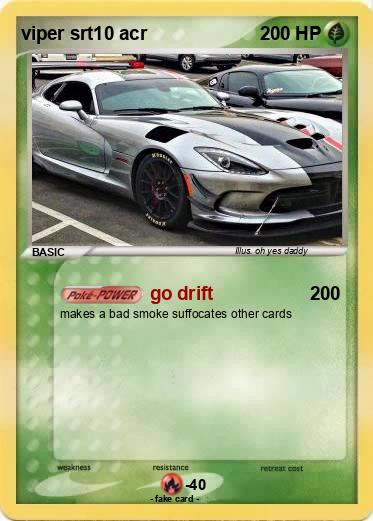 Pokémon viper srt10 acr - go drift - My Pokemon Card