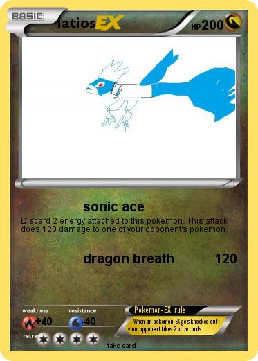 Pokémon latios 1809 1809 - sonic ace - My Pokemon Card