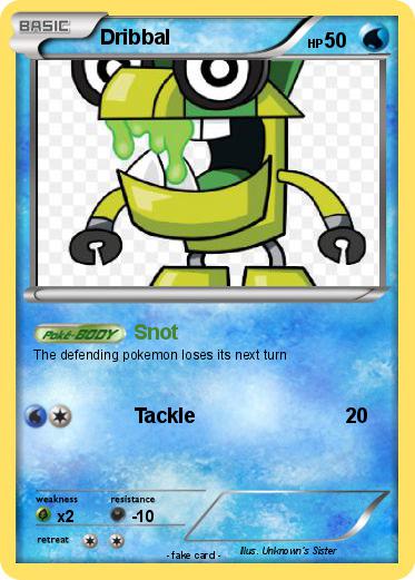 Pokémon Dribbal - Snot - My Pokemon Card