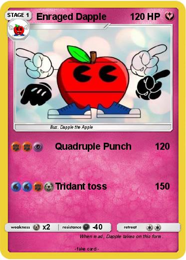 Pokémon Enraged Dapple - Quadruple Punch - My Pokemon Card