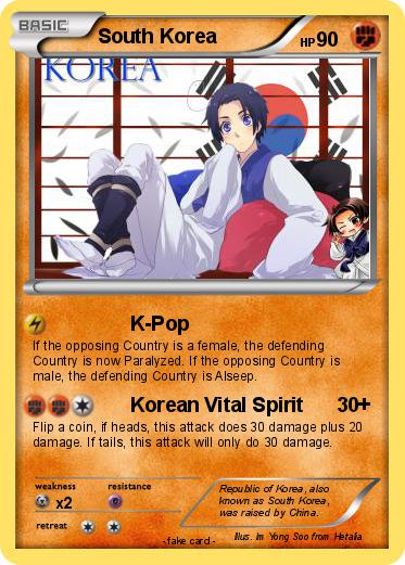 Pokémon South Korea 4 4 - K-Pop - My Pokemon Card