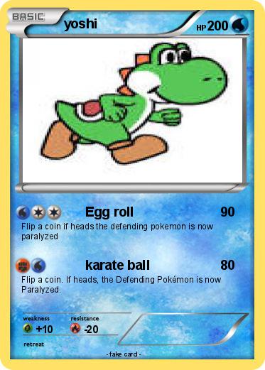 Pokémon yoshi 3449 3449 - Egg roll - My Pokemon Card