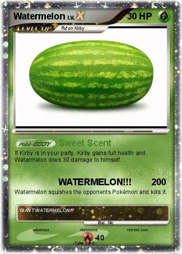 Pokémon Watermelon 43 43 - Sweet Scent - My Pokemon Card