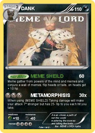 Pokémon DANK 335 335 - MEME SHEILD - My Pokemon Card