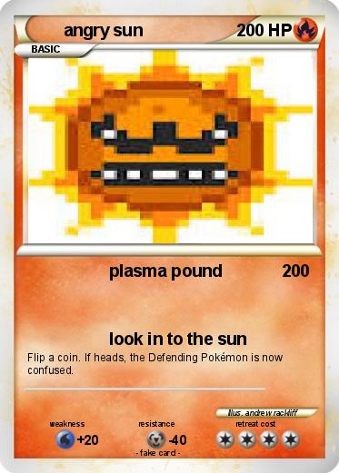 Pokémon angry sun 2 2 - plasma pound - My Pokemon Card