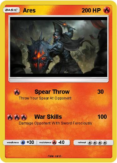 Pokémon Ares 383 383 - Spear Throw - My Pokemon Card