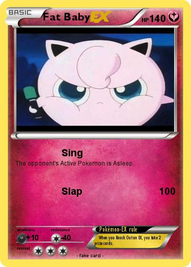 Pokémon Fat Baby 54 54 - Sing - My Pokemon Card