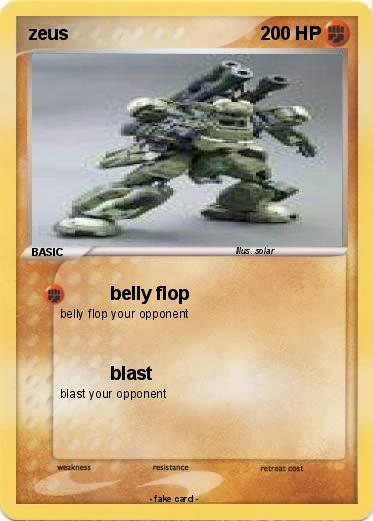 Pokémon zeus 1069 1069 - belly flop - My Pokemon Card