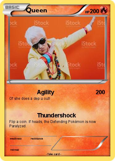 Pokémon Queen 747 747 - Agility - My Pokemon Card