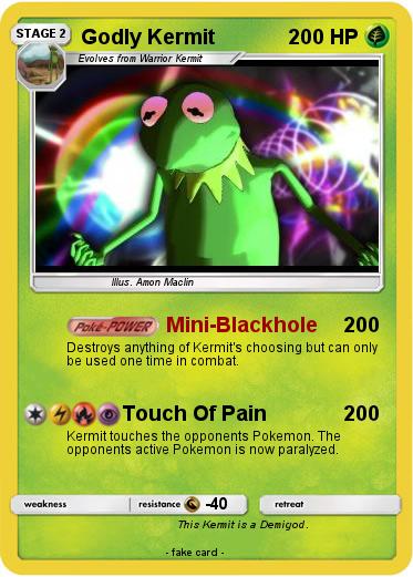 Pokémon Godly Kermit - Mini-Blackhole - My Pokemon Card