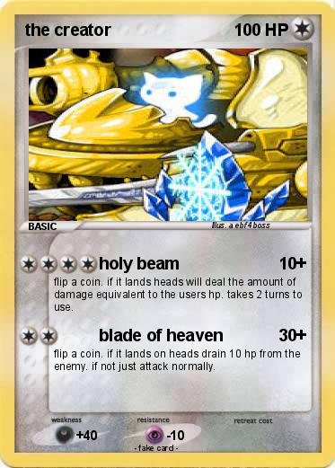 Pokémon the creator 21 21 - holy beam - My Pokemon Card