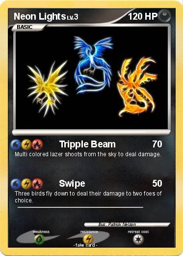 Pokémon Neon Lights 1 1 - Tripple Beam - My Pokemon Card