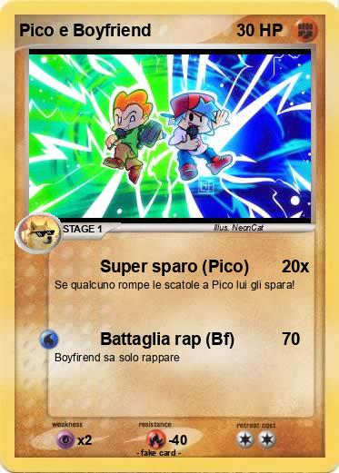 Pokémon Pico e Boyfriend - Super sparo (Pico) - My Pokemon Card