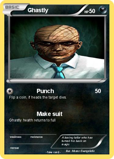 Pokémon Ghastly 35 35 - Punch - My Pokemon Card