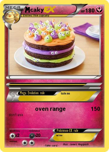 Pokémon caky 2 2 - oven range - My Pokemon Card