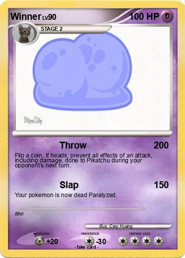 Pokémon Winner 90 90 - Throw - My Pokemon Card