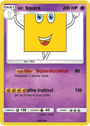 Pokémon sir Square 2 2 - Squarafucation - My Pokemon Card