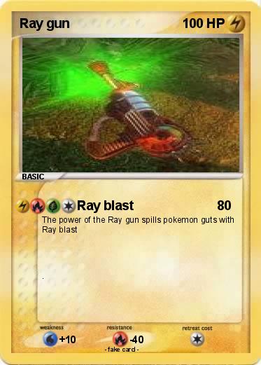 Pokémon Ray gun 28 28 - Ray blast - My Pokemon Card