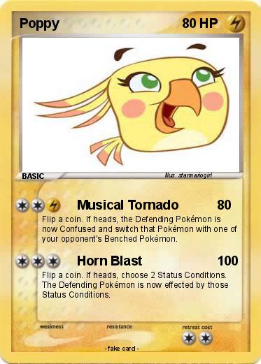Pokémon Poppy 81 81 - Musical Tornado - My Pokemon Card