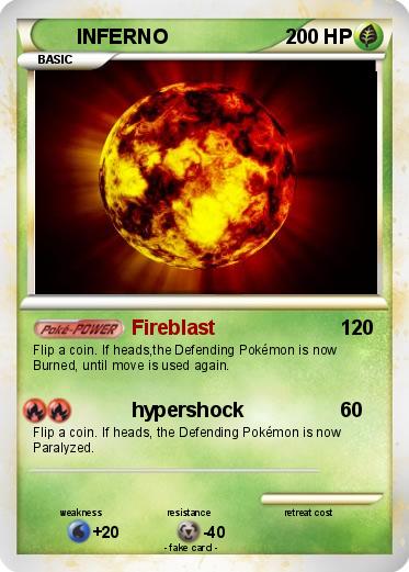 Pokémon INFERNO 237 237 - Fireblast - My Pokemon Card