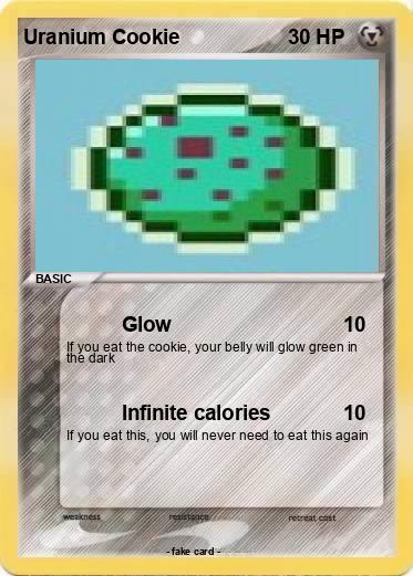 Pokémon Uranium Cookie - Glow - My Pokemon Card