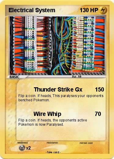 Pokémon Electrical System - Thunder Strike Gx - My Pokemon Card