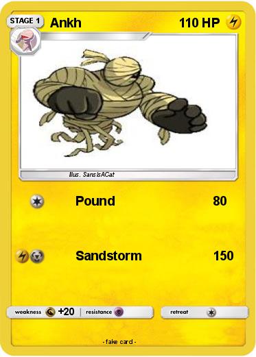 Pokémon Ankh 4 4 - Pound - My Pokemon Card