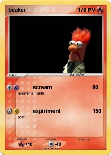 Pokémon beaker 8 8 - scream - Ma carte Pokémon