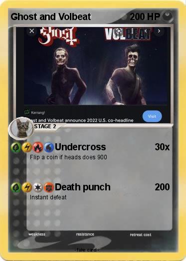 Pokémon Ghost and Volbeat - Undercross - My Pokemon Card