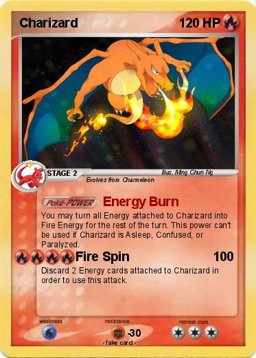 Pokémon Charizard 5738 5738 - Energy Burn - My Pokemon Card