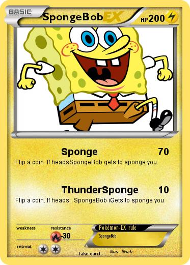 Pokémon SpongeBob 3240 3240 - Sponge - My Pokemon Card