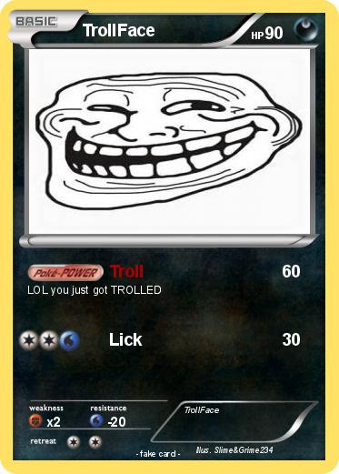 Pokémon TrollFace 731 731 - Troll - My Pokemon Card