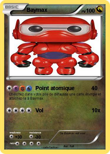 Pokémon Baymax 188 188 - Point atomique - Ma carte Pokémon